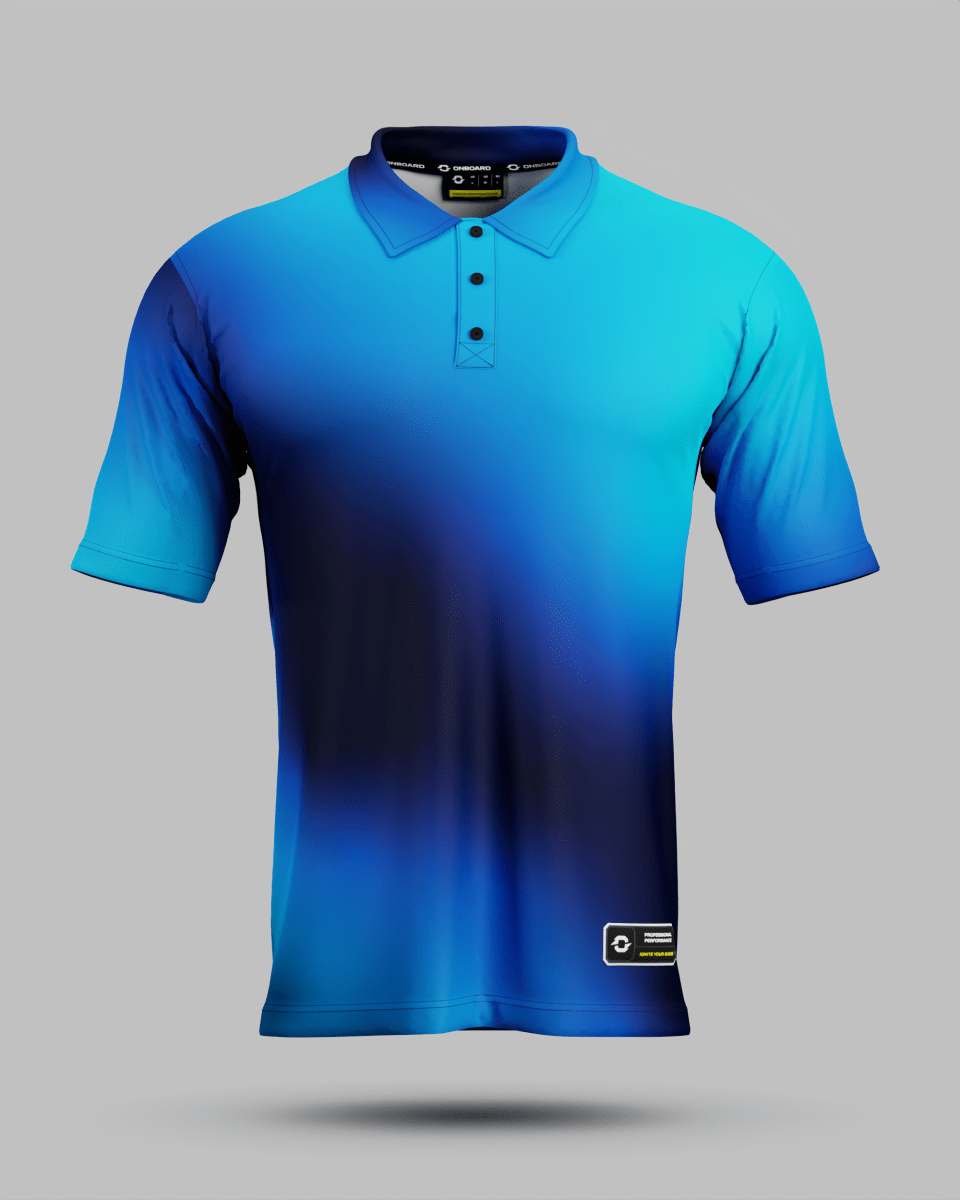 Aura 3 Button Polo Collar Jersey