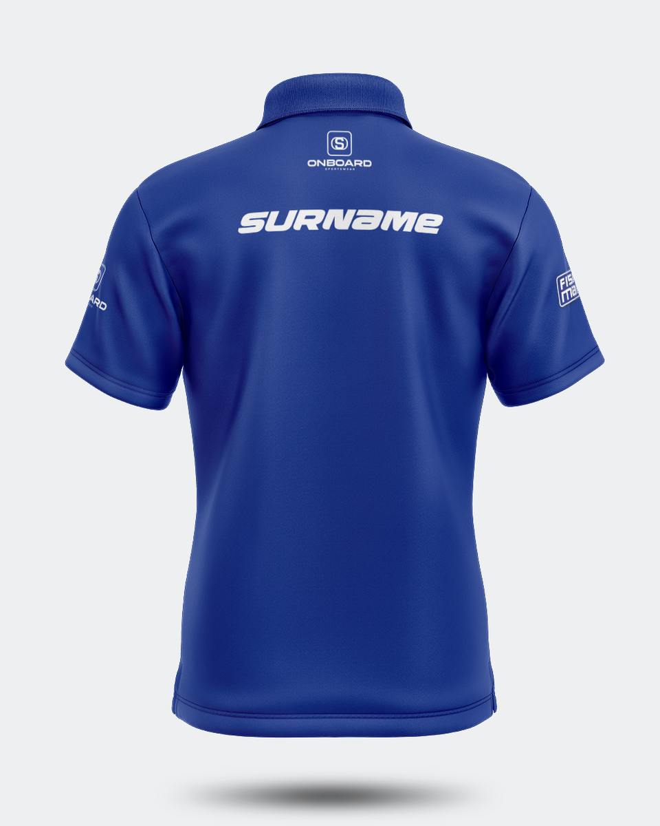 Fish O Mania Blue Angler Polo Shirt – Onboard Sportswear